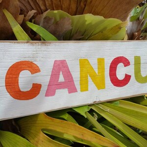 Cancun, Cancun Sign, Cancun Art, Key Cancun Mexico, Beach Decor, Beach ...
