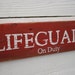 Lifeguard, Lifeguard Sign, Lifeguard on Duty, Pool, Pool Signs, Pool ...
