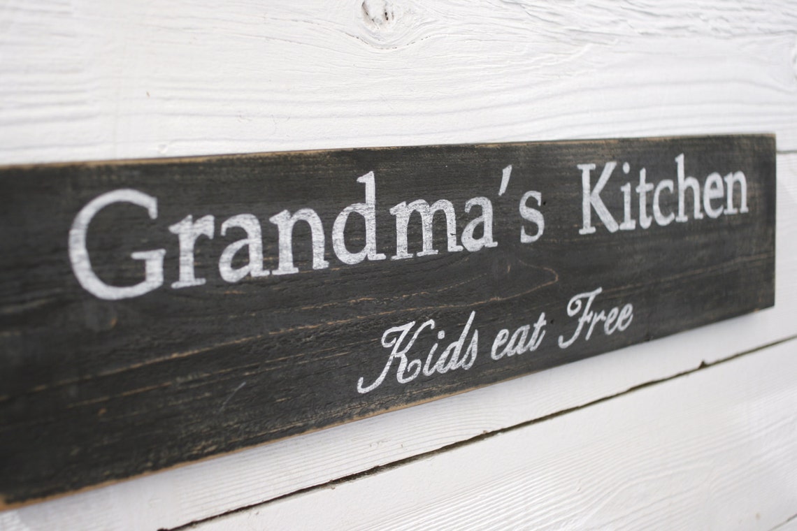 Grandma's Kitchen, Kitchen Sign, Kitchen Decor, Kitchen Signs, Kitchen ...