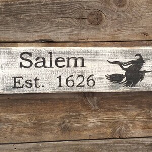 Salem Witch Sign, Salem Massachusetts, Salem Witch Trials, Signs, Salem ...