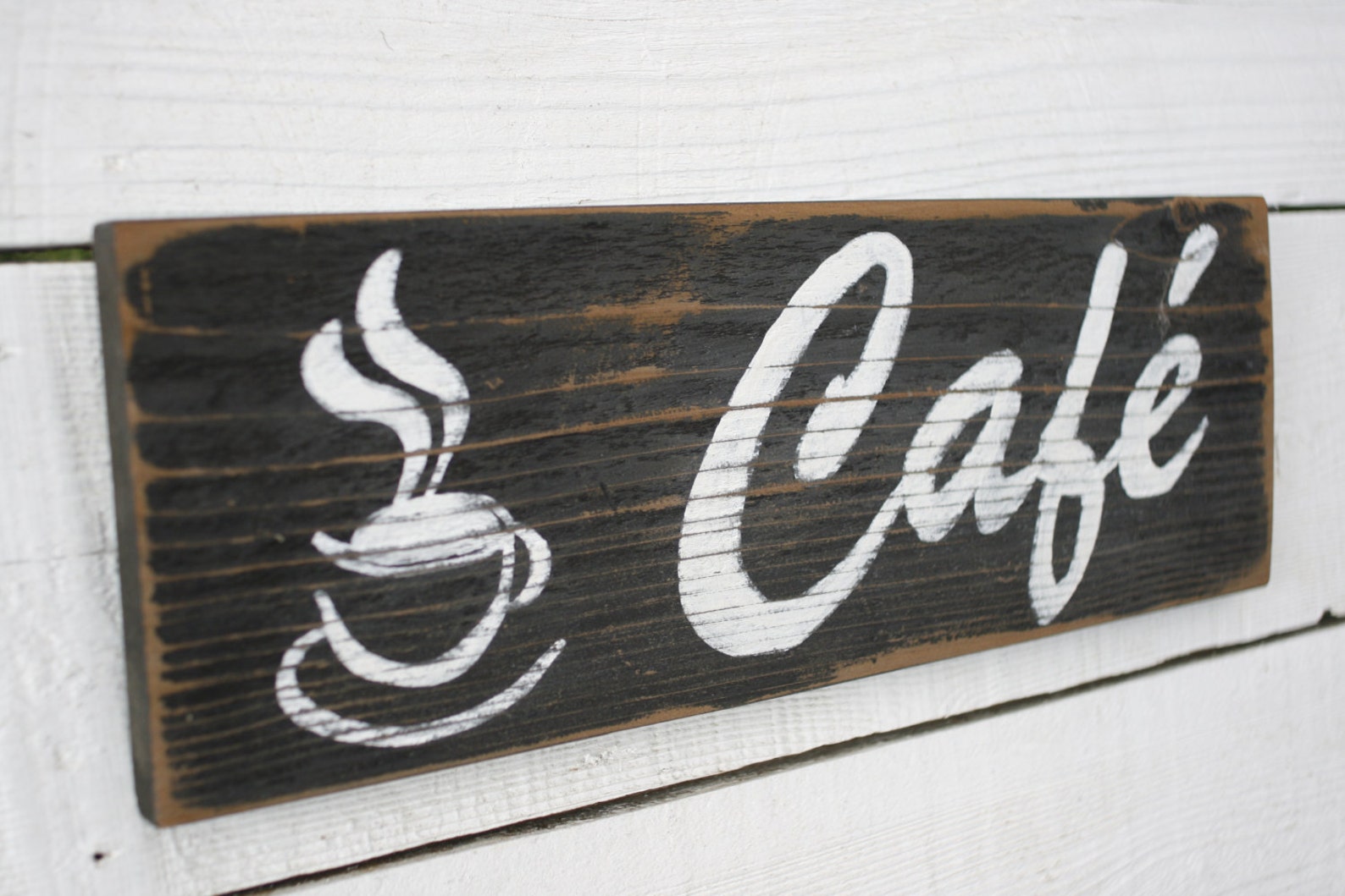 Cafe Sign, Cafe Sign Wood, Coffee Mug, Coffee Cup, Coffee Sign, Kitchen ...