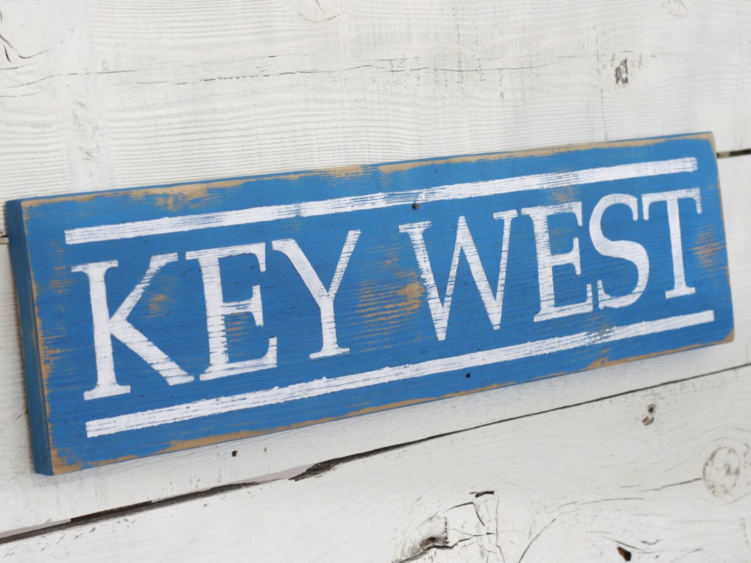 Key West, Key West Sign, Key West Art, Key West Florida, Beach Decor ...