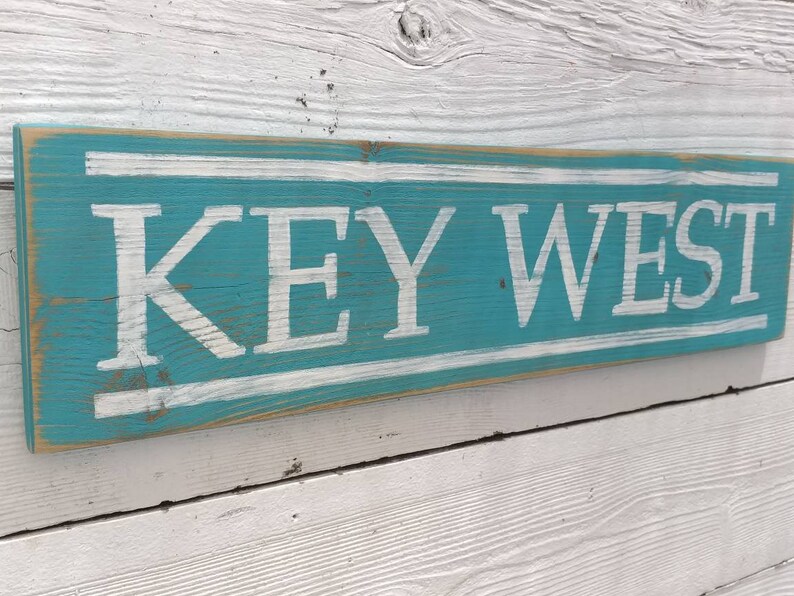 Key West Key West Sign Key West Art Key West Florida Beach | Etsy
