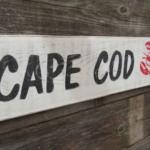 Cape Cod Sign New England Decor Cape Cod Art Lobster Art Lobster Sign ...