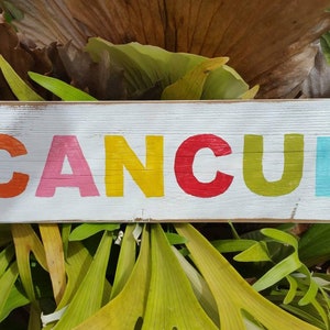 Cancun, Cancun Sign, Cancun Art, Key Cancun Mexico, Beach Decor, Beach ...