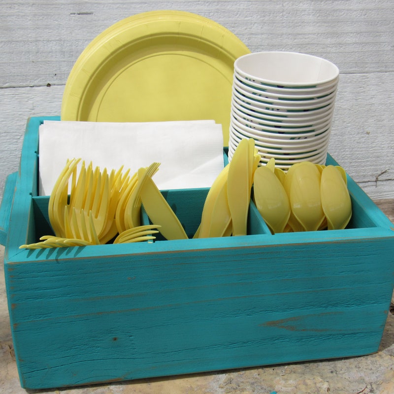 Silverware Caddy - Etsy