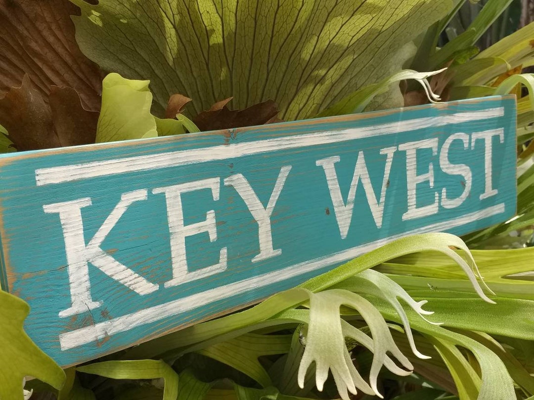 Key West, Key West Sign, Key West Art, Key West Florida, Beach Decor ...