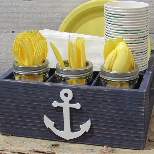 Silverware Caddy - Etsy