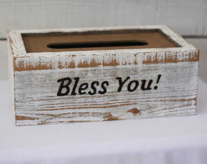 Tissue Box Cover Rustic Shabby Chic Reclaimed Wood Kleenex - Etsy