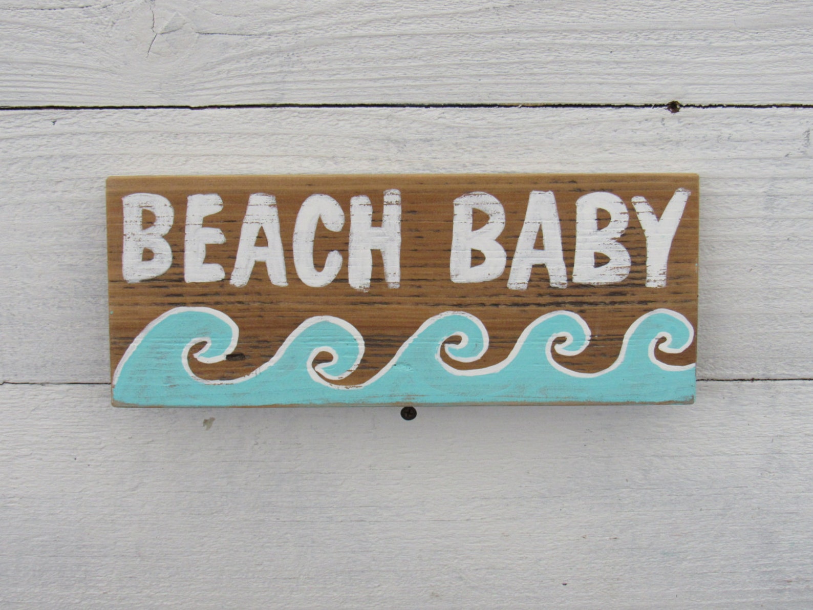 Beach Baby Sign Beach Baby Wood Sign Nursery Decor Nautical - Etsy