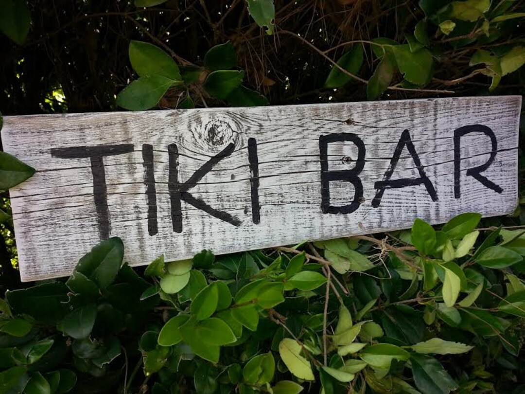 Tiki Bar, Tiki Bar Sign, Tiki Room, Tiki Room Sign, Tiki Decor, Tiki ...