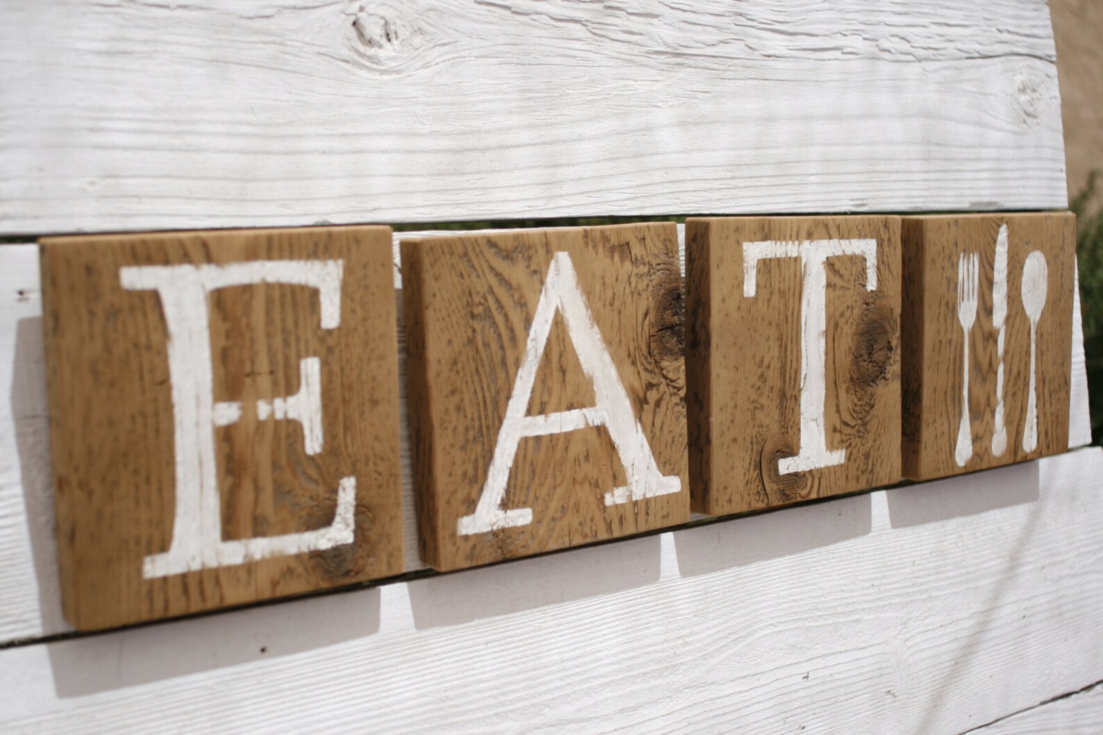 Eat Eat Sign Eat Sign for Kitchen Eat Sign Wood Fork Knife - Etsy