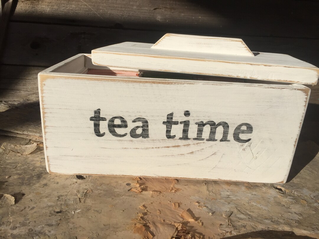Tea Bag Holder Tea Bag Organizer Tea Box Lid Tea Bag - Etsy