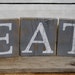 Eat Sign, Eat Sign for Kitchen, Eat Sign Wood, Eat Sign Decor, Eat ...