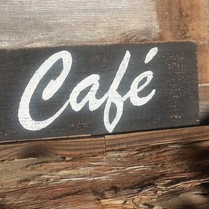 Cafe Sign Wood, Cafe Sign, Restaurant Sign, Restaurant Decor, Kitchen ...