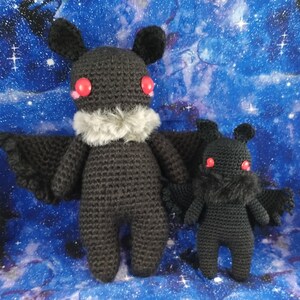 Mothman Crochet Pattern PATTERN ONLY Amigurumi Mothman - Etsy