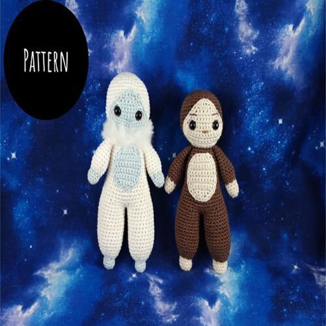 Bigfoot and Yeti Crochet Pattern, PATTERN ONLY, Amigurumi Bigfoot and ...