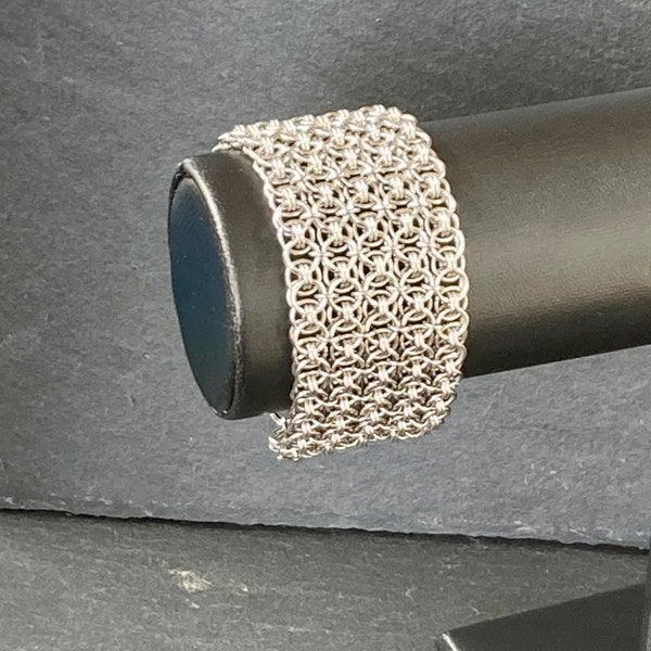 Chainmaille Cuff - Etsy
