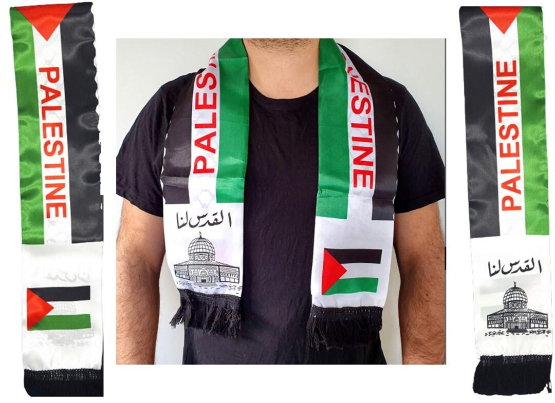 Palestinian Palestine Flag Scarf Keffiyehpalestine Wedding Party ...