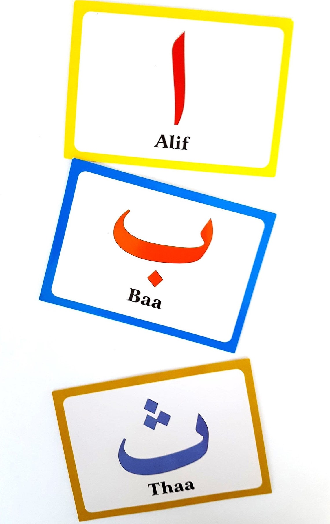 Arabic Alphabets Flash Cards Arabic Flash Cards Quran Learning - Etsy