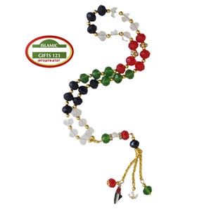 Palestinian Palestine Flag Crystal Misbah-beads Dome of Rock Wholesale ...