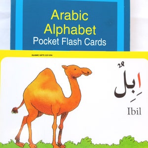 Arabic Alphabets Flash Cards Arabic Flash Cards Quran Learning Cards ...