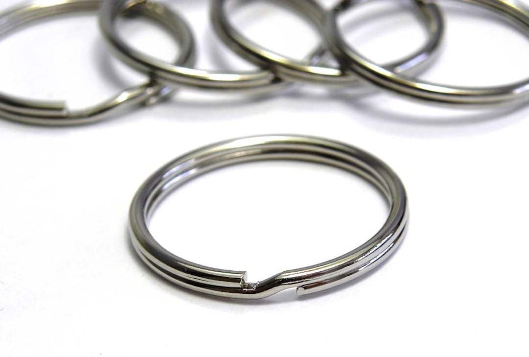 25 Mm Extra Large Keychain Split Rings, Key Rings, Key Chain Rings (2 ...