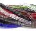 4 Mm Small Glass Cube Beads Cubic Glass Beads Siam red 1 Strand With ...