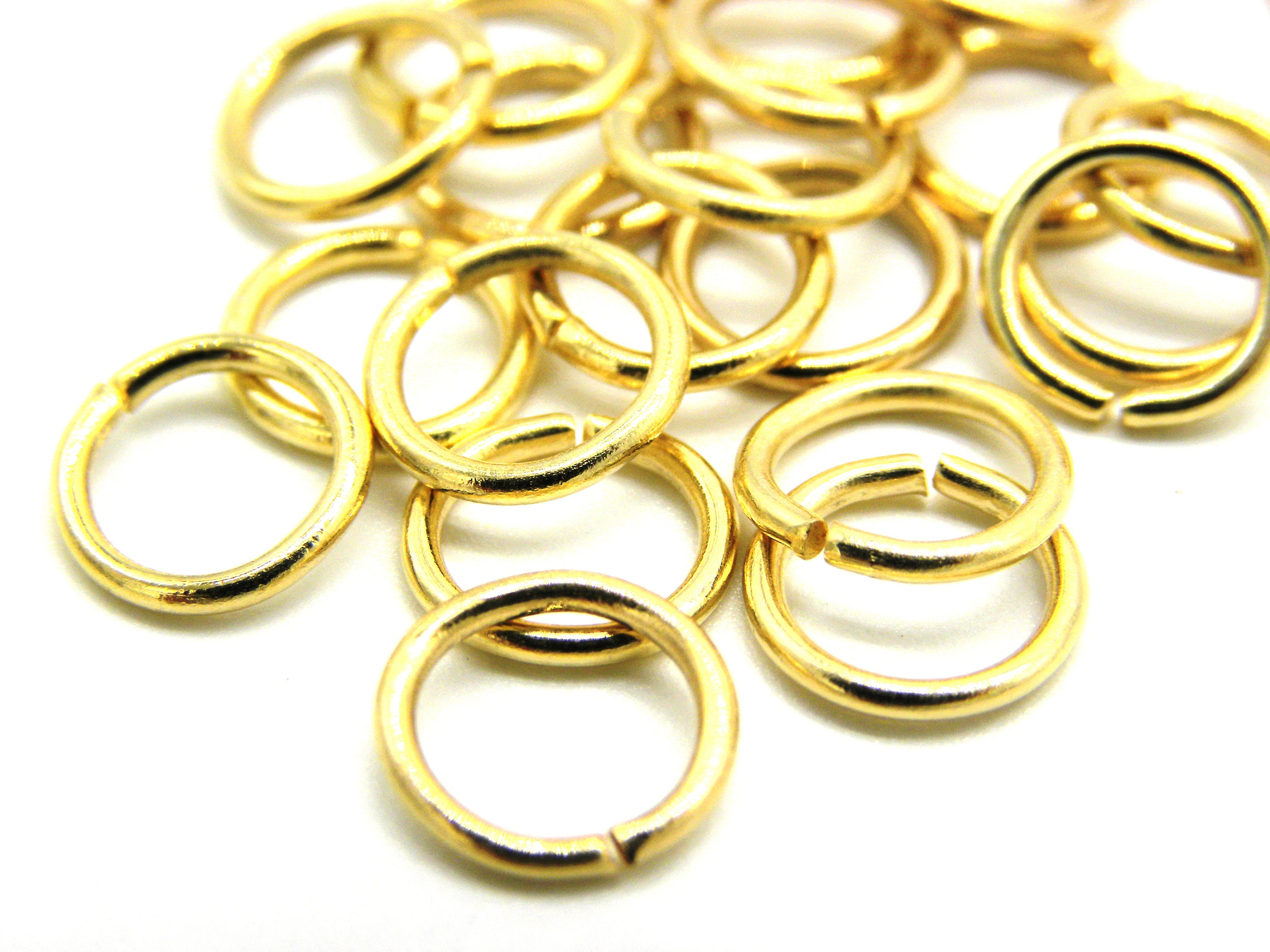 8 mm x 1 mm 18 GA High Quality Large Jump Rings Silver or | Etsy