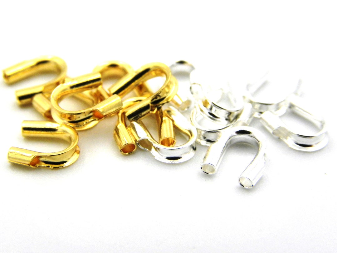 5 X 4 Mm U-shaped Brass Wire Guards, Wire Protectors, Thread Protection ...