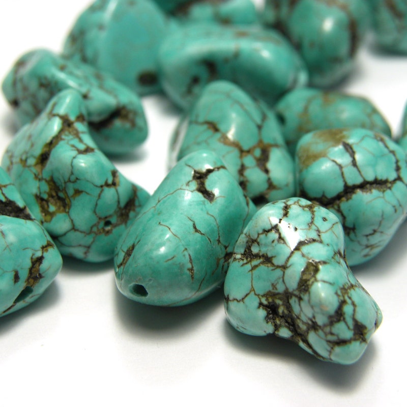 Real Turquoise Beads - Etsy