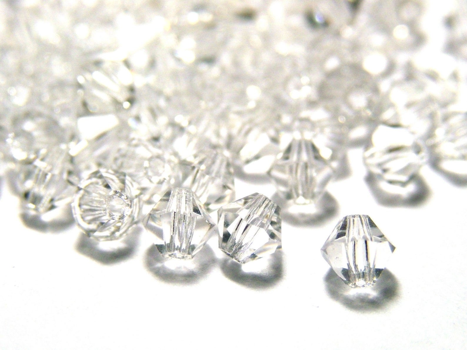 4 Mm Czech Superior Crystals MC Faceted Bicone Beads Crystal - Etsy