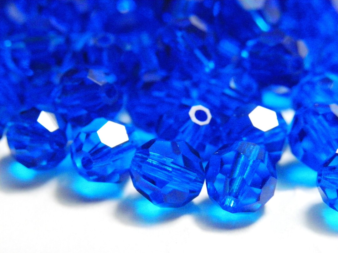 6 Mm Czech Superior Crystals MC Round Faceted Beads (10 Pc.) - Capri ...