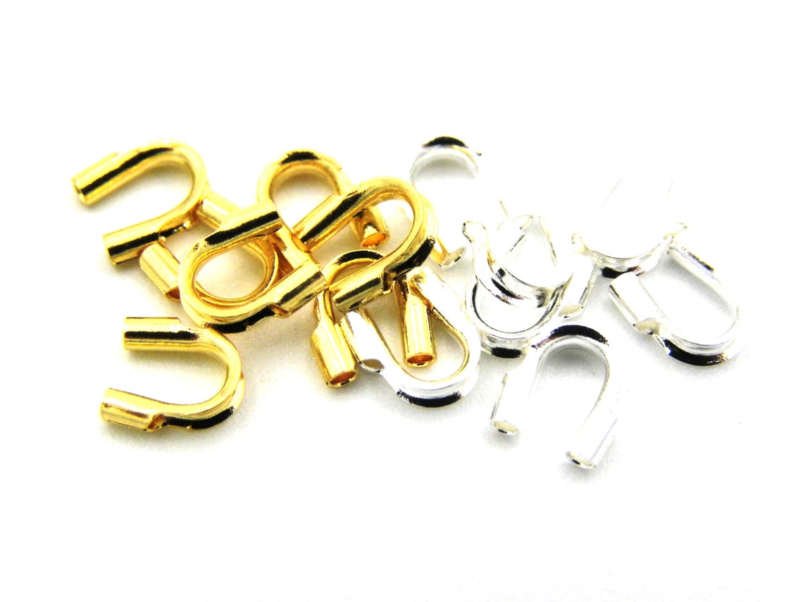 5 X 4 Mm U-shaped Brass Wire Guards Wire Protectors Thread - Etsy