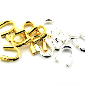 5 X 4 Mm U-shaped Brass Wire Guards, Wire Protectors, Thread Protection ...