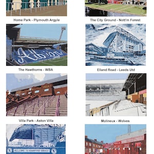 Maine Road, Manchester City FC, Retro, Digital Print, Painting MCFC, A3 ...