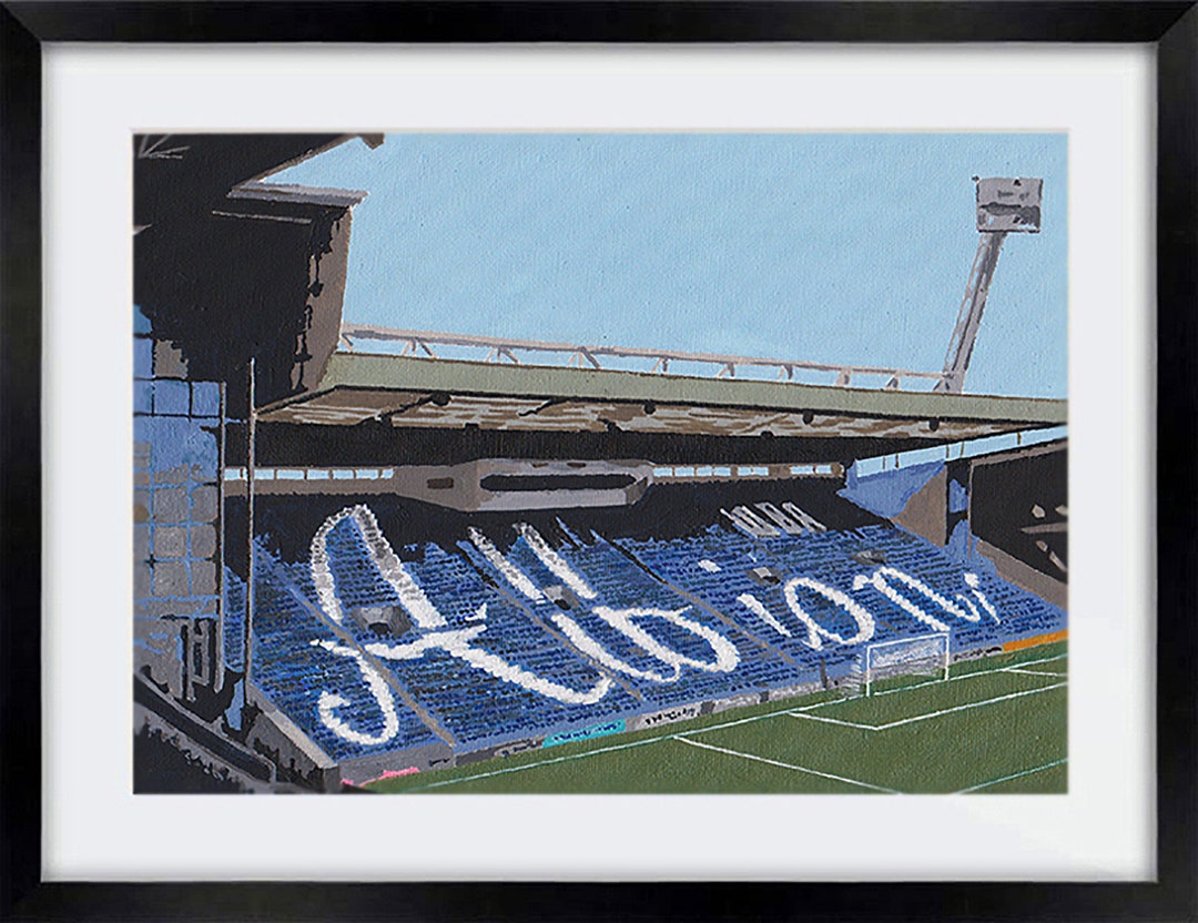West Bromwich Albion Stadium Art Print: the Hawthorns, Smethwick End ...
