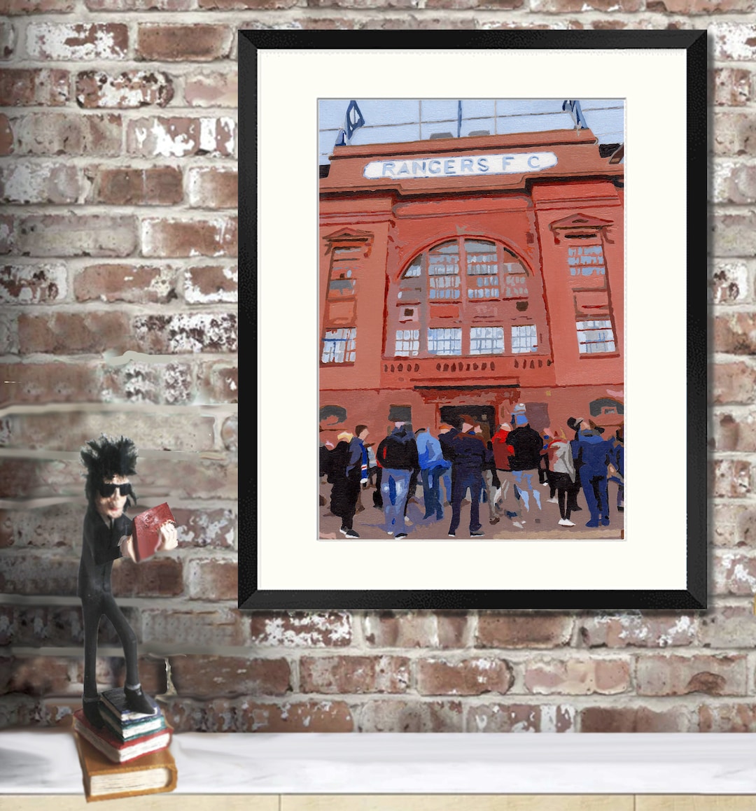 Ibrox Stadium Art A3 Digital Print of My Original Painting Rangers Gers ...