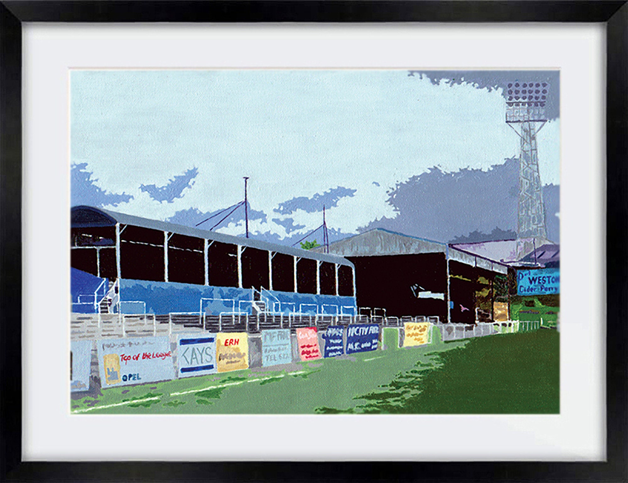 Worcester City St Georges Shed A4 Digital Print From My Artwork ...