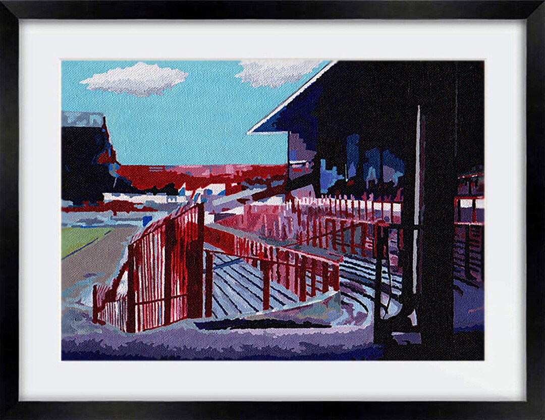 Stoke City Victoria Ground Boothen End Stadium A4 Print of My - Etsy