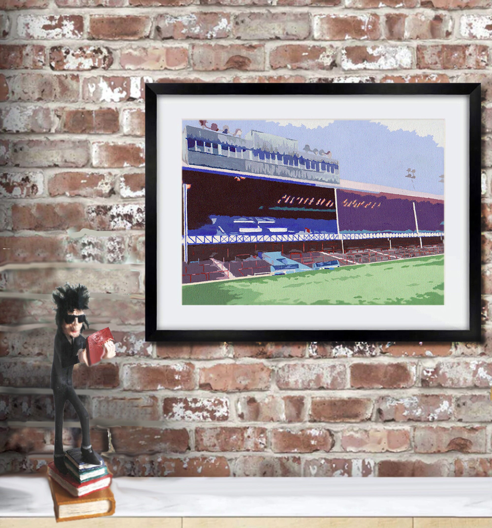 Rangers Glasgow Ibrox Digital Print of My Original Art Oil on - Etsy