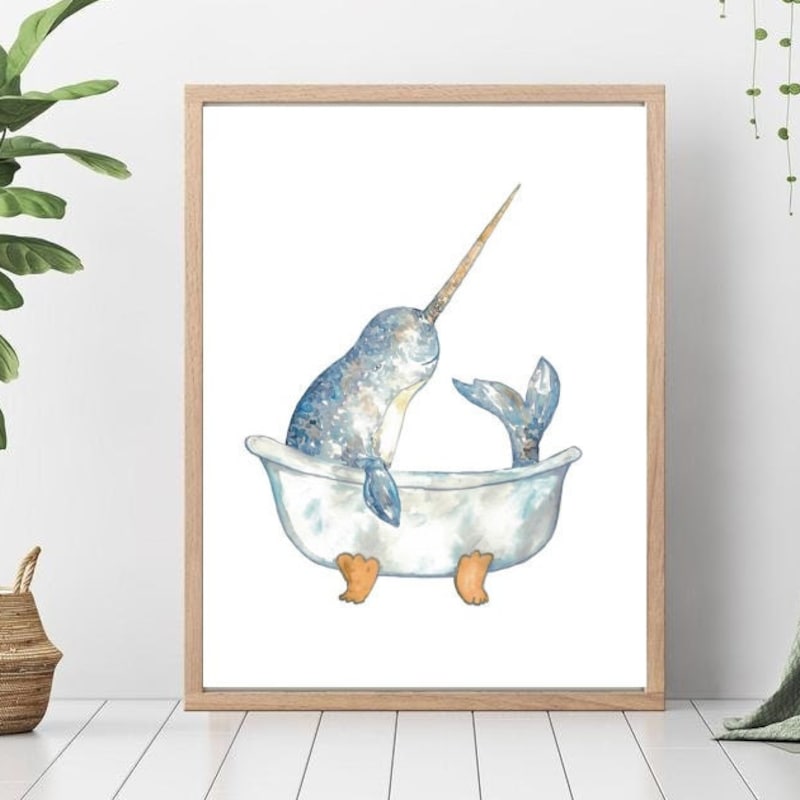 Narwhal Art - Etsy