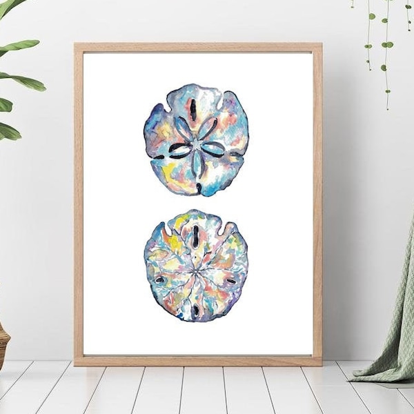 Sand Dollar Painting - Etsy