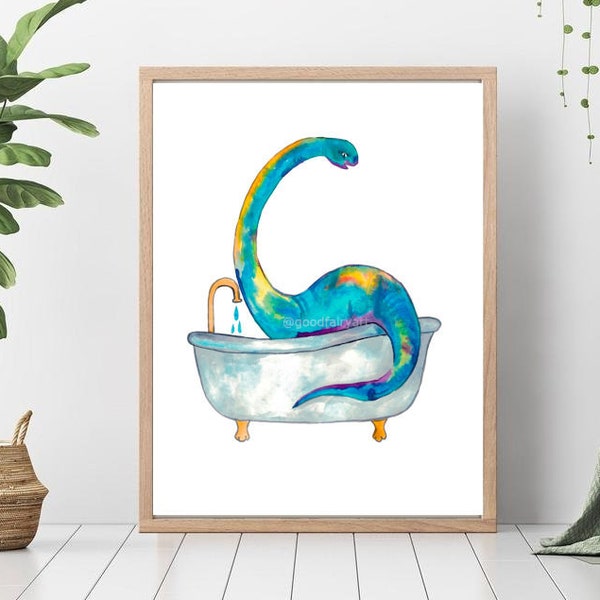 Dinosaur Painting - Etsy