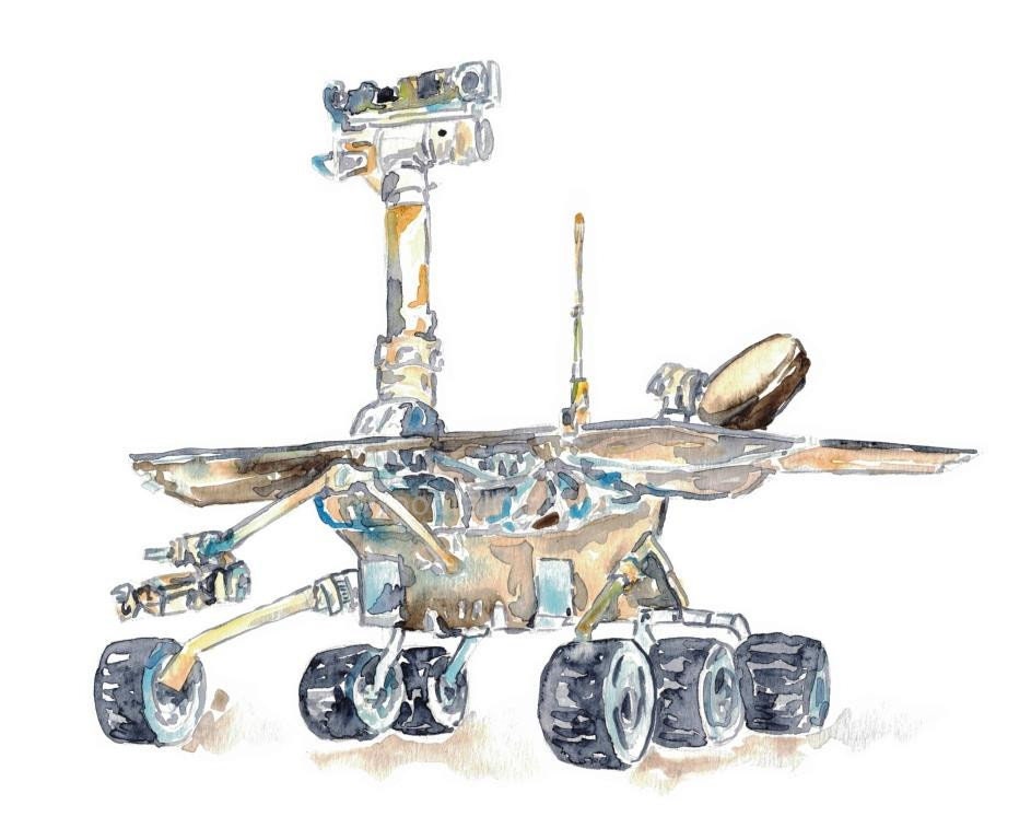 Mars rover perseverance lander print NASA space ship Kids room | Etsy