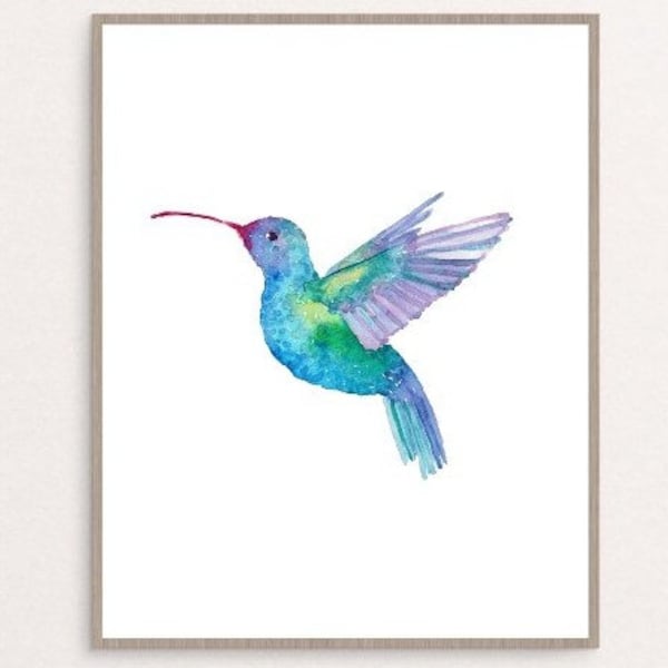 Mexican Hummingbird Painting - Etsy