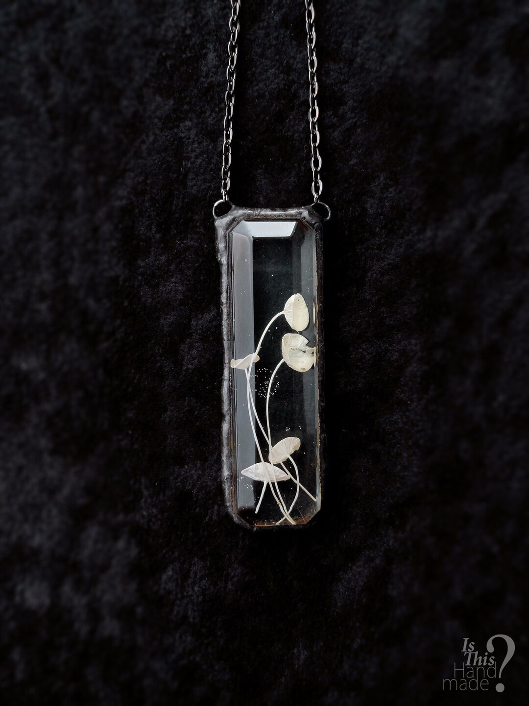 White Sea Mushroom, Sea Algae Pendant, Botanical Jewelry, Adriatic ...