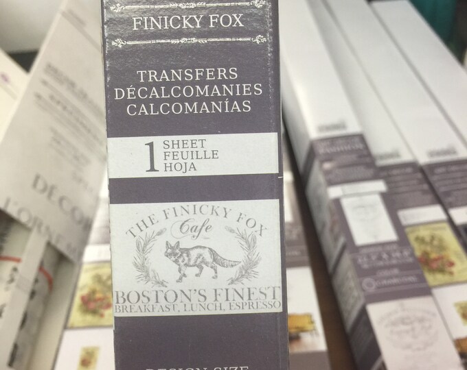 Rare- Finicky Fox 35.1" X 22.7" IOD Transfer- Free Ship - Etsy