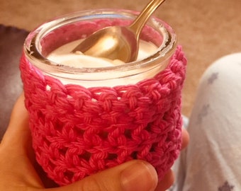 Oui Jar Cozy Crochet Pattern Plant Propagation Brush Holder - Etsy