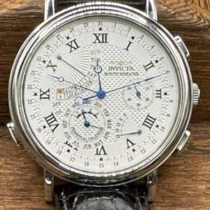 Rare Invicta Perpetual Calendar Minute Repeater Style 2732 42mm ...